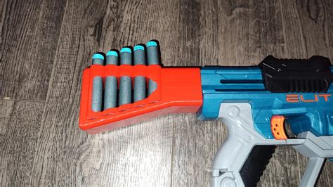 Nerf Commander Stock Redesign By Bubbaedcmakerworld Download Free 3d Models