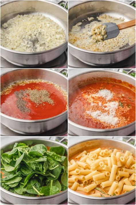 Creamy Tomato Spinach Pasta The Dinner Bite