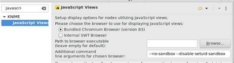 Javascript Nodes Result In Blank Image Window Linux Knime Analytics