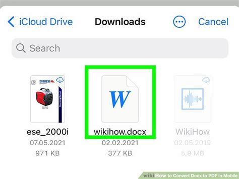 3 Simple Ways To Convert Docx To PDF In Mobile WikiHow