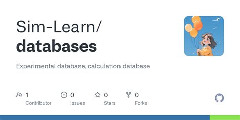 Github Sim Learndatabases Experimental Database Calculation Database