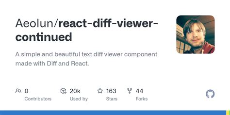 Github Aeolunreact Diff Viewer Continued A Simple And Beautiful