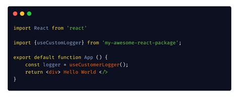 How To Build An Npm Package For React
