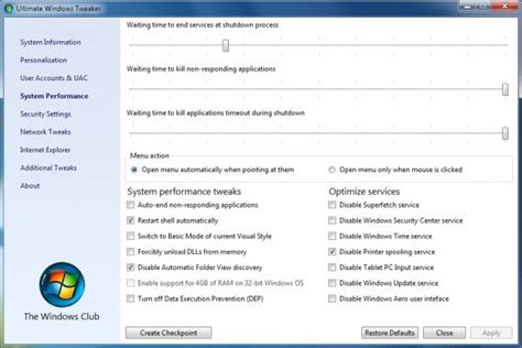 Windows Tweaks Software Overview GHacks Tech News