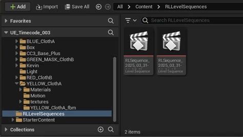 Using Unreal Live Link To Transfer Timecoded Animation