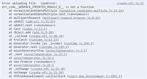 Typeerror Errcodewebpackimportedmodule0 Is Not A Function