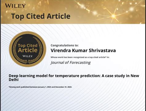 Connections Journal Of Forecasting Top Cited Allainceuniversity