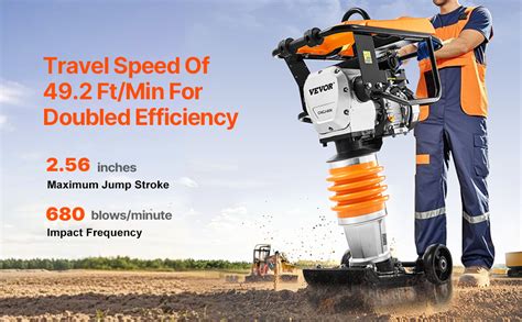 6 5 Hp 196 Cc Four Spring Jumping Jack Vibratory Rammer Tamper