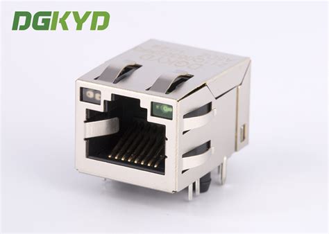 Tab Up 100mb Rj45 With Integrated Magnetics Modular Jack For Ethernet Devices