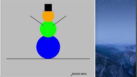 Intro To Turtles Python Drawing A Snow Man Youtube