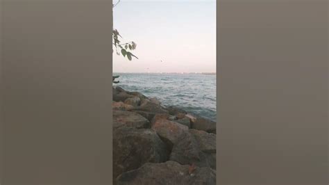 සුන්දර මුහුදු රල ඉර බැස යන හවසක ️😘 Youtube