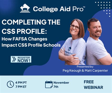 Completing The Css Profile Registration 11 7 23 College Aid Pro