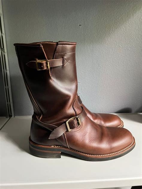 Visvim Take Five Mile Side Zip Engineer Boots Grailed