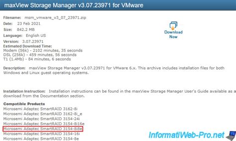 Manage An Adaptec Smartraid Controller On Vmware Esxi From Adaptec Maxview Storage Manager