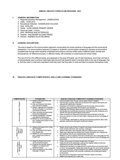 annual english primary curricular programming descargar gratis pdf english language