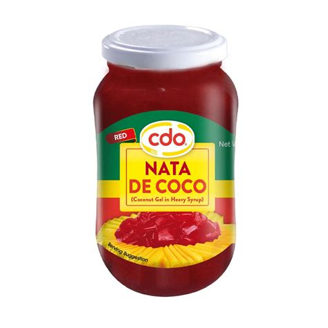 Cdo Nata De Coco Red Coconut Gel 340g Shopee Philippines