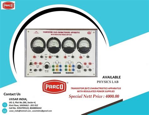 Plastics Body Analog Fet Characteristics Apparatus For Physics Lab Experiments At ₹ 3100 Piece