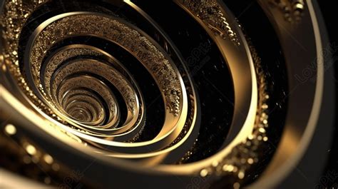 현대적인 디자인의 추상 3d 렌더링 금박 입자 나선형 현대 기술 배경 현대적 배경 그래픽 디자인 배경 이미지 Hd 현대 기술 현대적 그래픽 디자인 배경 사진 무료
