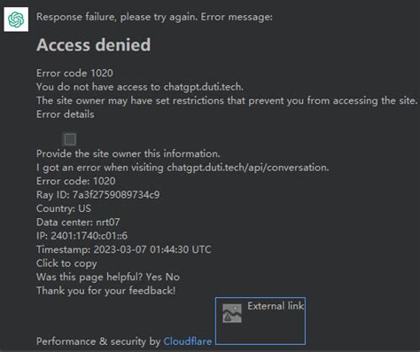 chatgpt 登录成功，但是访问拒绝 · issue 93 · obiscr chatgpt · github