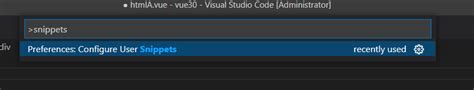 Vscode 快速生成vue 模板vscode快速生成vue模板 Csdn博客