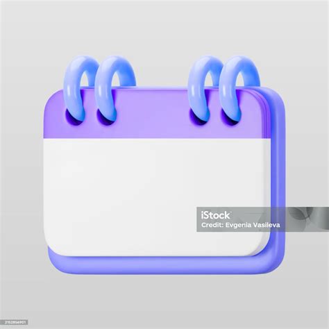 회색 배경에 3d 보라색 달력 아이콘입니다 일일 생일 일정 플래너 발렌타인 데이 또는 결혼식 날을 렌더링합니다 캘린더 이벤트 계획 작업 계획 개념 3d 만화 간단한 벡터