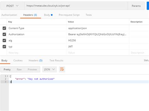 Verify Jwt Authentication In Tyk Using Postman Installation And Deployment Tyk Api
