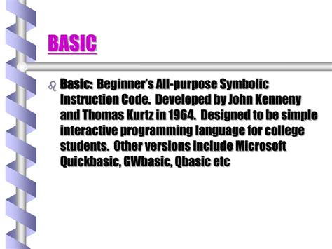 Ppt Introduction To Qbasic Powerpoint Presentation Free Download Id512261