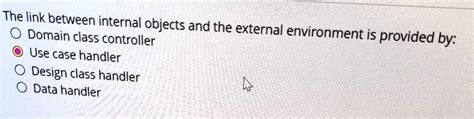 Solved The Link Between Internal Objects And The Domain Class