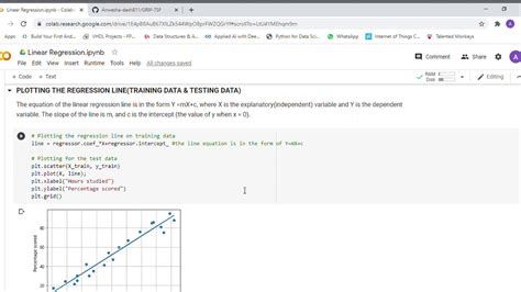 linear regression ipynb colaboratory youtube