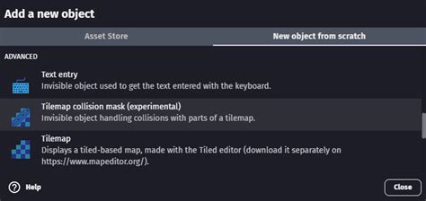 External Tilemap Ldtktiled Gdevelop Documentation