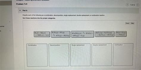 solved problem 7 41 7 of 14 part a classily each of the