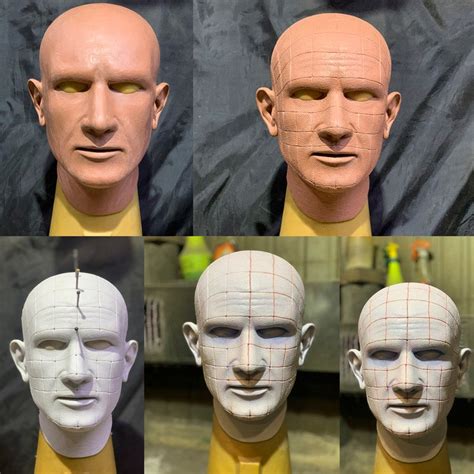 Pinhead Hellraiser Silicone Maskcosplay Infernopinhead Ghost Etsy