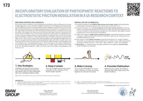 Pdf An Exploratory Evaluation Of Participants Reactions To Electrostatic Friction Modulation