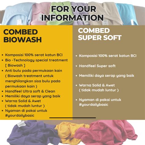 Jual Kaos Basic Biowash Fragile Sprout [ Combed Biowash 30s ] Kaos Polos Ultra Soft