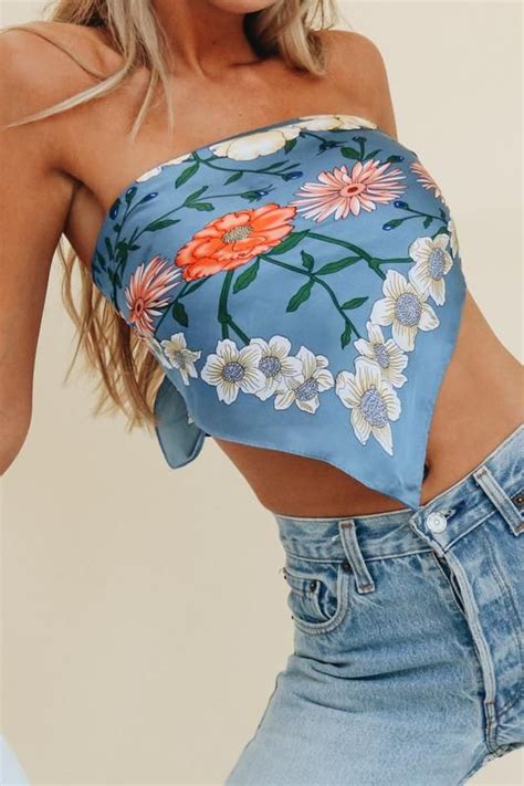 Blue Bandana Outfit Set At Pamela Priscilla Blog