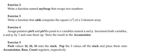 solved exercise 2 write a function named myswap that swaps