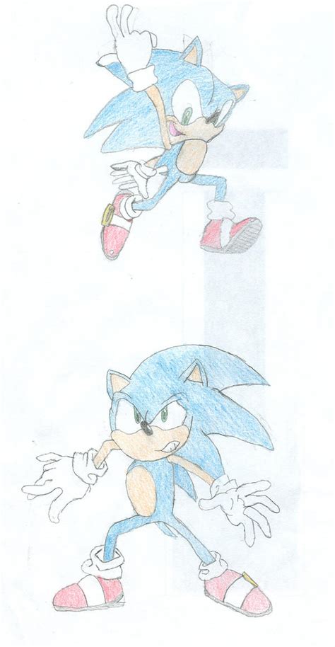 Sonic Poses By Captainduck On Deviantart