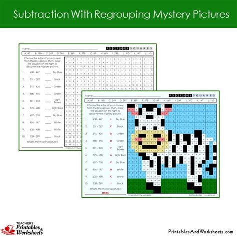 Blocks Double Digit Subtraction Without Regrouping Worksheet Worksheets Library