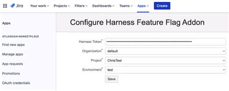 Integrate Flags With Jira Harness Developer Hub