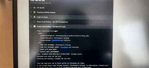 Scheduled Workflow Execution Of Azure Load Test After 3 Days Started