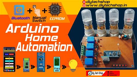 Home Automation Using Arduino Bluetooth And Manual Switch Control