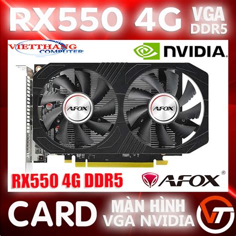 Card Màn Hình VGA Afox RX G GDDR Fan Like New đẹp như mới Cũ nd Shopee Việt Nam