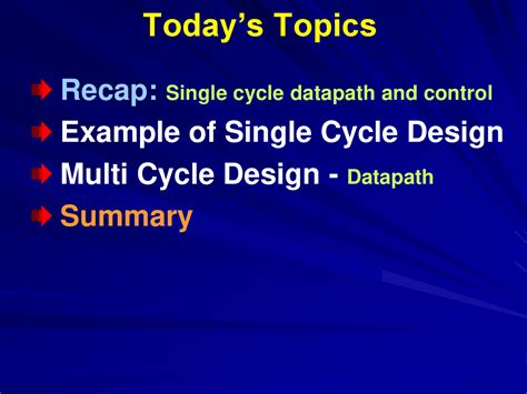 Single Cycle Datapath And Control Signals Advance Computer Architecture
