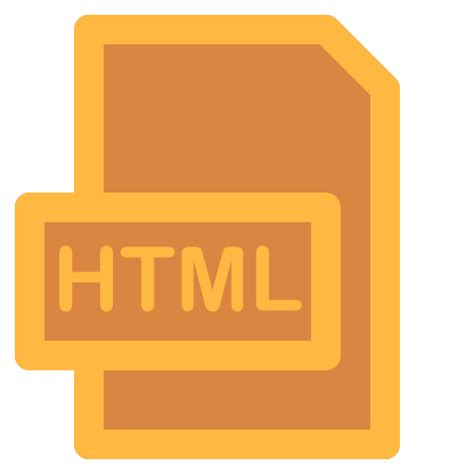Document File Format Html Type Icon Free Download
