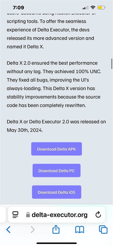 Get Free Roblox Delta Executor On Ios—no Jailbreak Esign Or Key Required