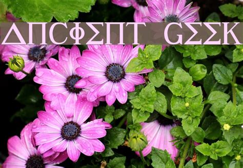 Ancient Geek Font Ancient Geek Font