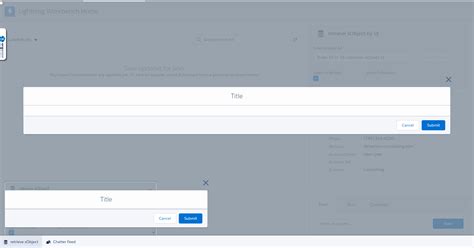 Lightning Aura Components Open Full Width Modal From Utility Bar