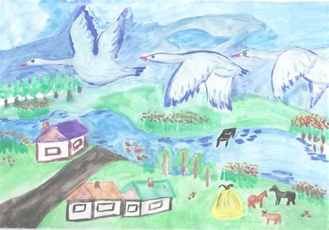 Рисунки моя малая Родина