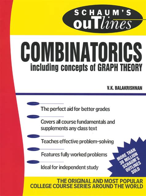 Книга Combinatorics Including Concepts Of Graph Theory Balakrishnan V K купить книгу Isbn