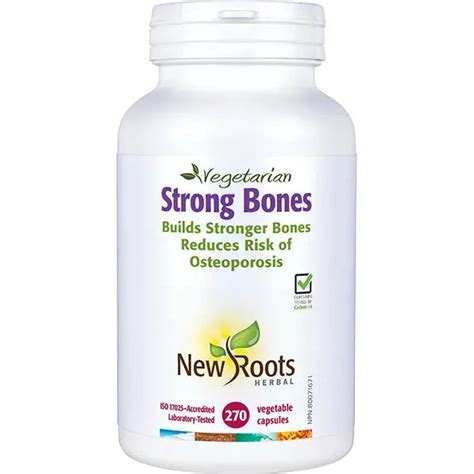 New Roots Vegetarian Strong Bones Vegan Glucosamine 270 Caps